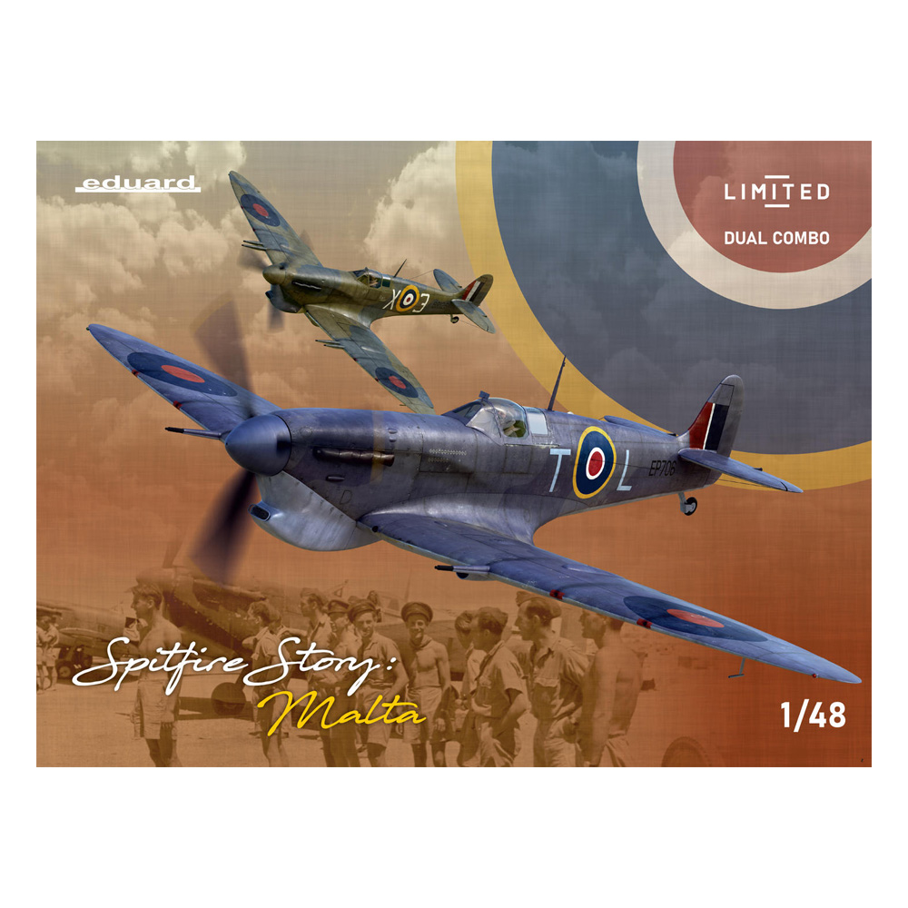 Model Kit Aircraft - 1:48 Spitfire Story: Malta Dual Combo