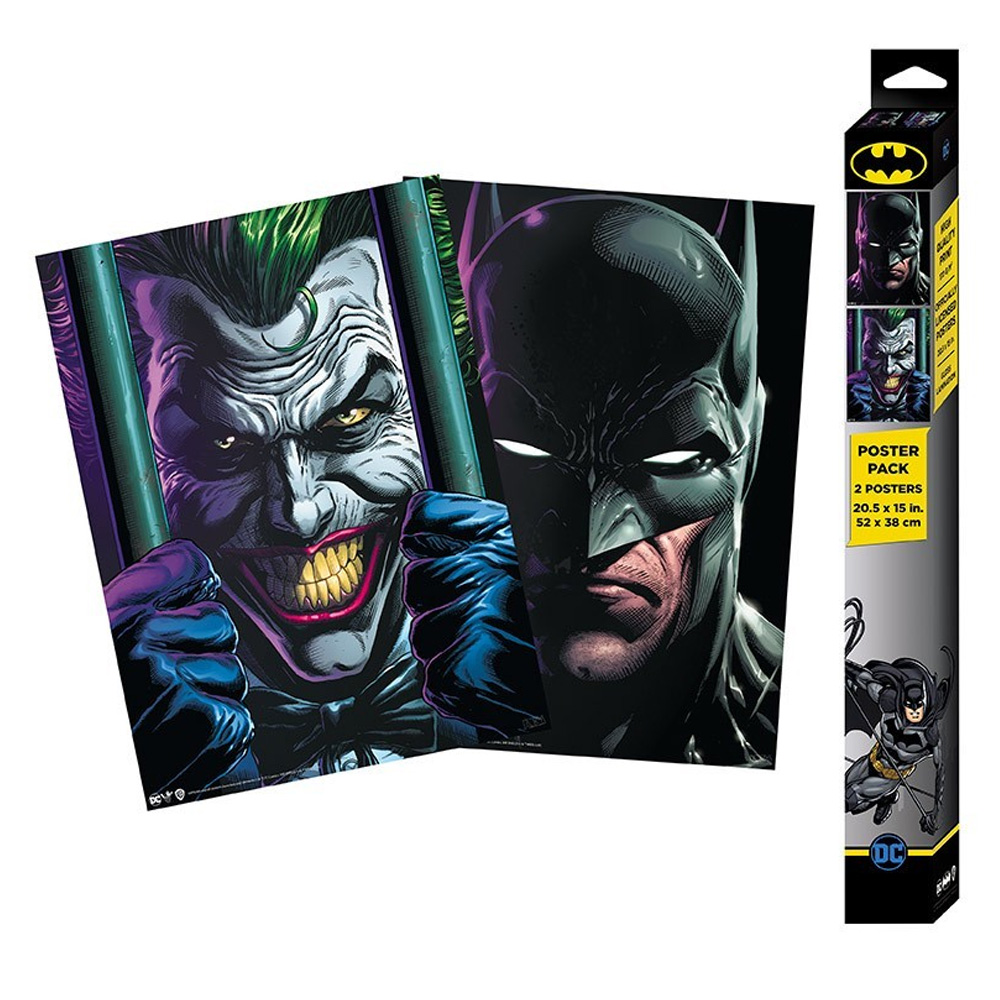 DC Comics - Set 2 Posters Chibi - Batman & Joker (52x38)