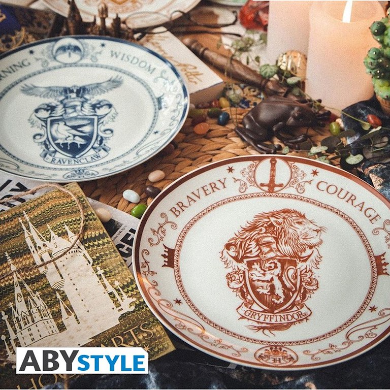 Harry Potter - Hogwarts Houses Set Of 4 Plates