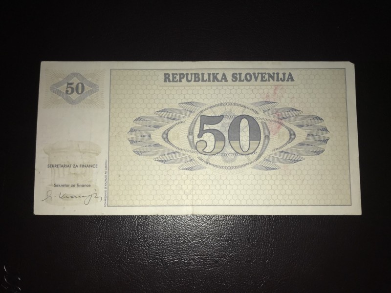 SLOVENIJA 50 TOLARA.