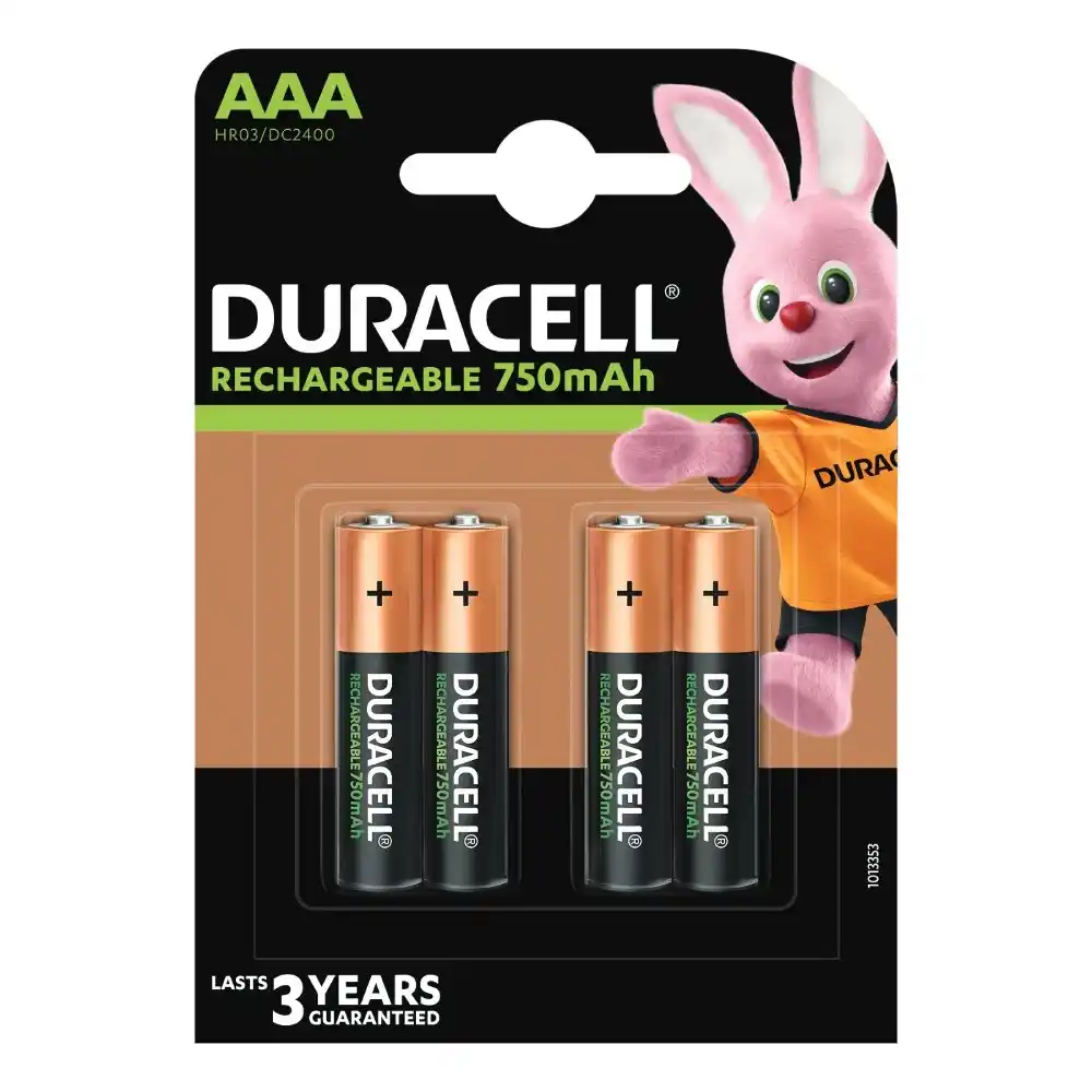 Punjiva baterija Duracell AAA 750mAh(pak 4 kom)