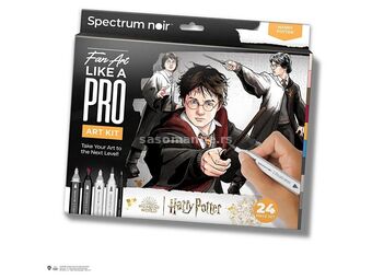 Ilustracija art kit HARRRY POTTER