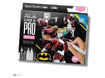 Ilustracija art kit HARLEY QUINN