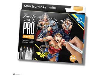 Ilustracija art kit WONDER WOMAN