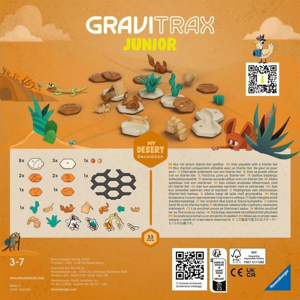 Ravensburger društvena igra – Gravitrax Junior dodatak Desert RA27076