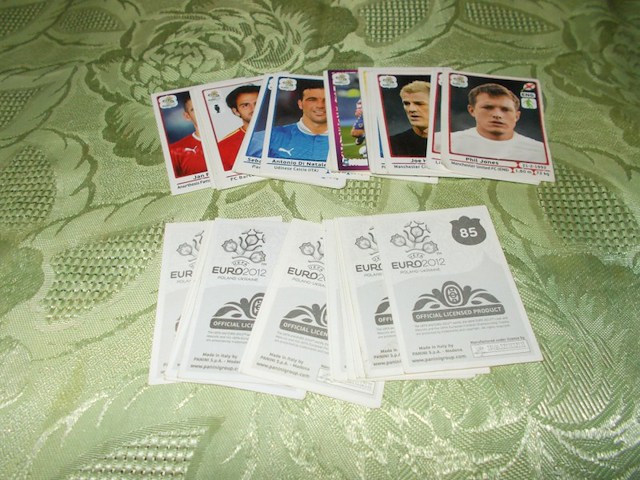 EURO 2012 - Panini - 62 razlicite slicice