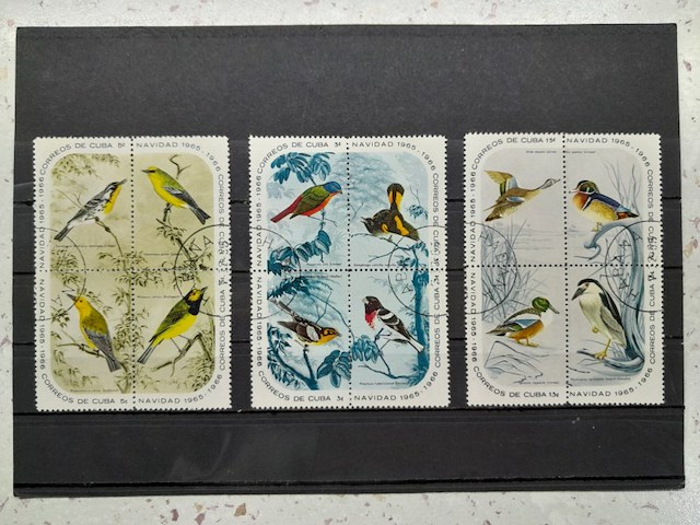 1965 Kuba Ptice serija sa privescima (7440)