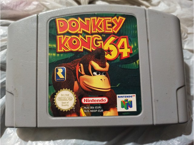 nintendo 64 igrica donkey kong 64 ispravna sa slika