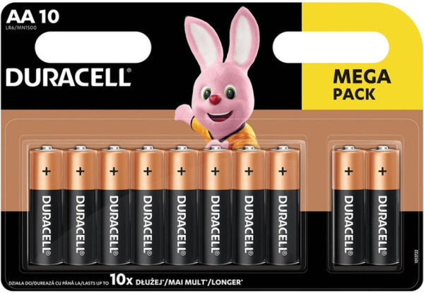 Duracell AA PAK10 CK, Basic nova 1.5V LR6 MN1500, ALKALNE baterije duralock