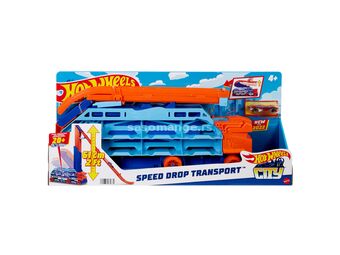 HOT WHEELS Speed drop transporter sa stazom