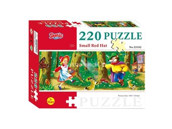 Puzzle slagalice Crvenkapa 220kom 01-402000