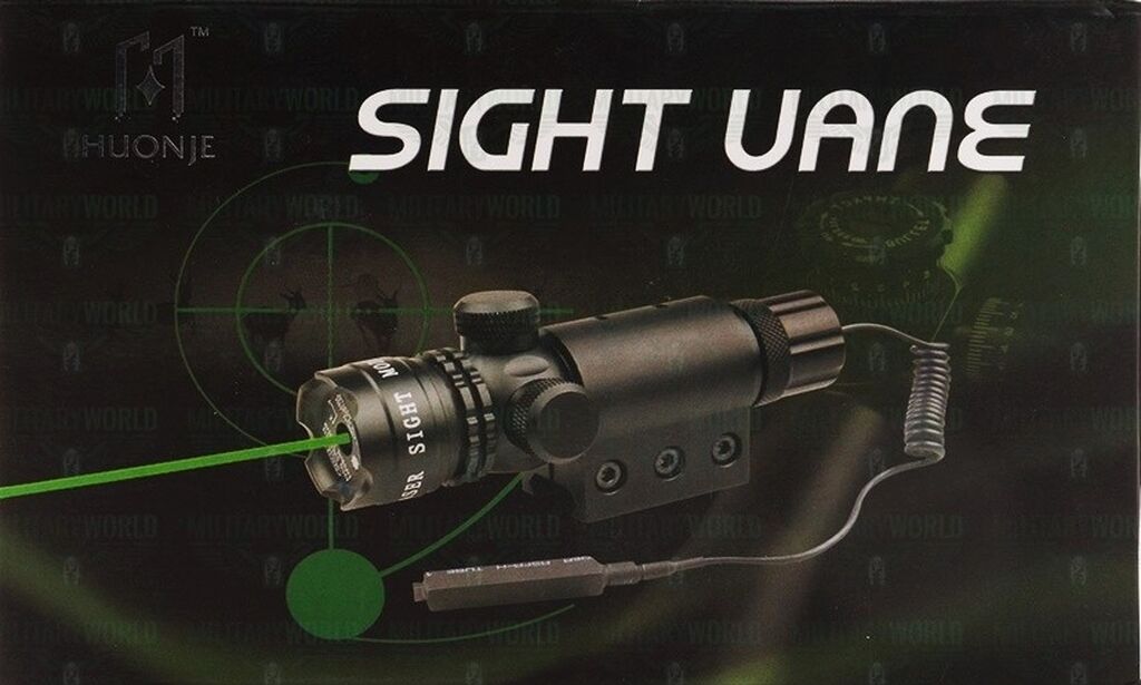SIGHT UANE Zeleni Laser pokazivac za pusku. Laserski nišan kombinuje
