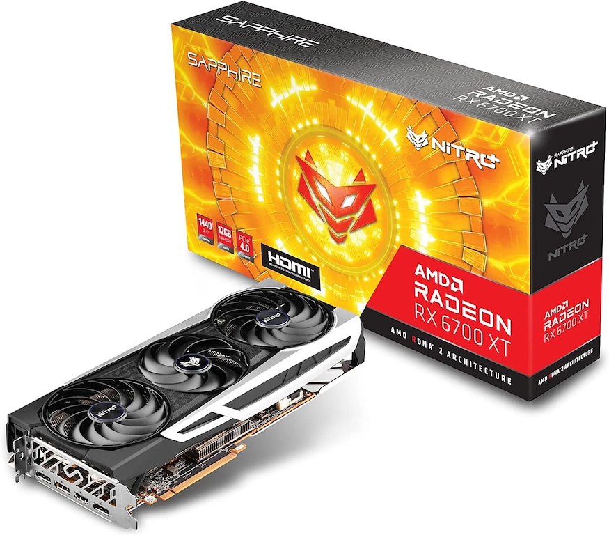 SAPPHIRE Nitro+ AMD Radeon RX 6700 XT 12GB GDDR6