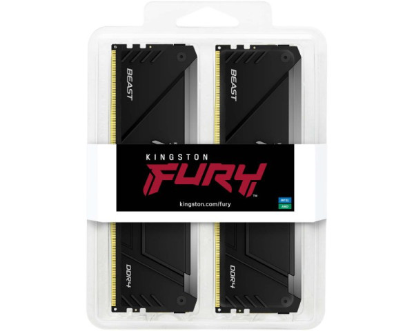 KINGSTON DIMM DDR4 64GB (2x32GB kit) 3200MT s KF432C16BB2AK2 64 Fury Beast RGB