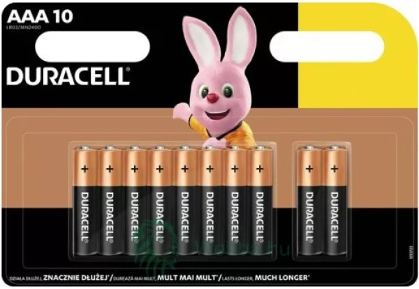 Duracell AAA PAK10 CK, Basic nova 1.5V LR3 MN2400, ALKALNE baterije duralock