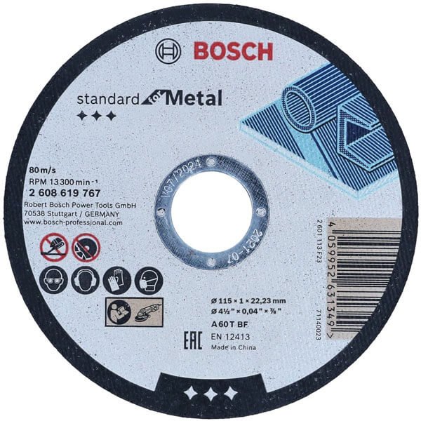 Bosch rezna ploča Standard for Metal 115x1mm 2608619767