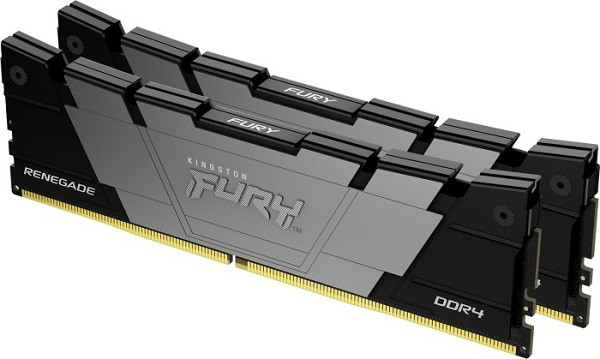 DDR4 16GB (2x8GB) 3200MHz [FURY RENEGADE], Non-ECC UDIMM, CL16 1.35V, 288-Pin 1Rx8, Memory Kit, w/Heatsink, XMP ( KF432C16RB2K2/16 )