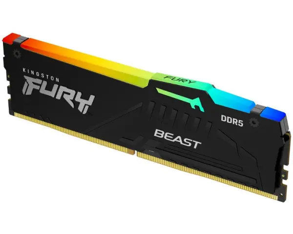 KINGSTON DIMM DDR5 32GB 5600MTs KF556C40BWA-32 FURY Beast RGB Black