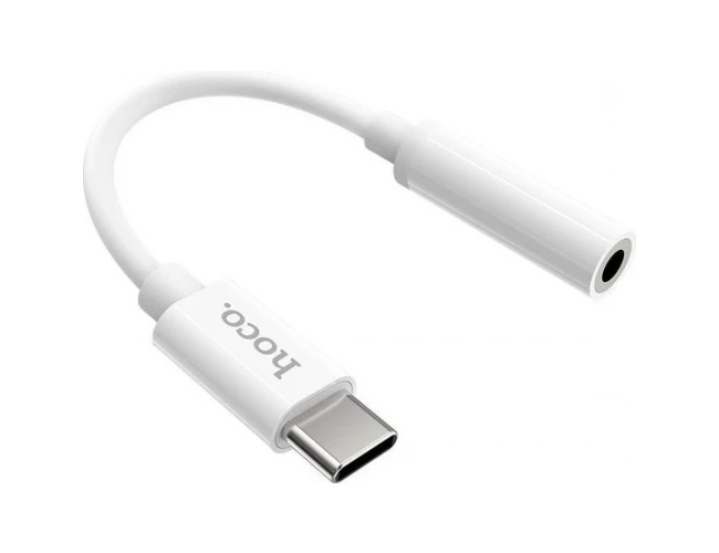 Hoco LS30 aux kabl 3.5mm (ženski) na USB C (muški) 15cm beli