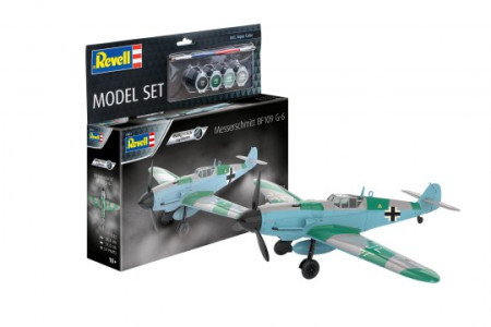 Revell model set messerschmitt bf109g-6 easy-click-system ( RV63653 )