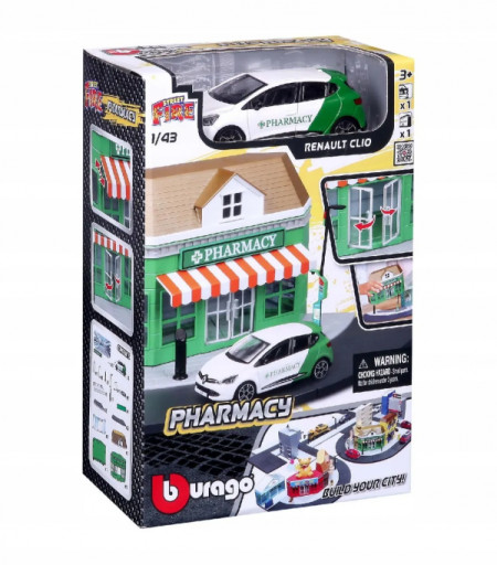 Rappelkist Burago set street fire 1:43 18-31511 ( 315116 )