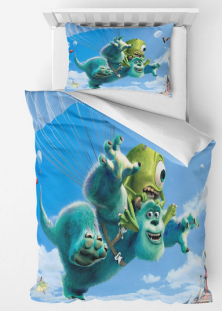 Mey home posteljina single 3d monster inc ( 3D-1478T )