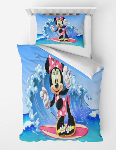 Mey home posteljina single 3d minnie mouse surf ( 3D-1463T )