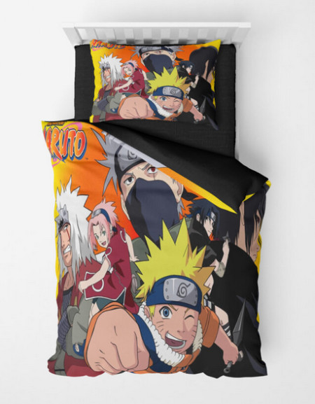 Mey home posteljina single 3d naruto uzumaki ( 3D-1464T )