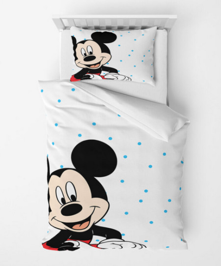 Mey home posteljina mickey mouse 3d 160x220cm bela ( 3D-1412T )