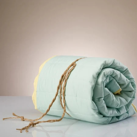 Prekrivac mikrofiber -160x200 zeleno-zuti ( 116-20 )