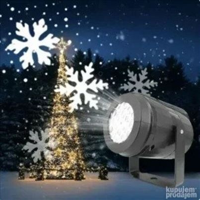LED projektor sa novogodisnjim motivima