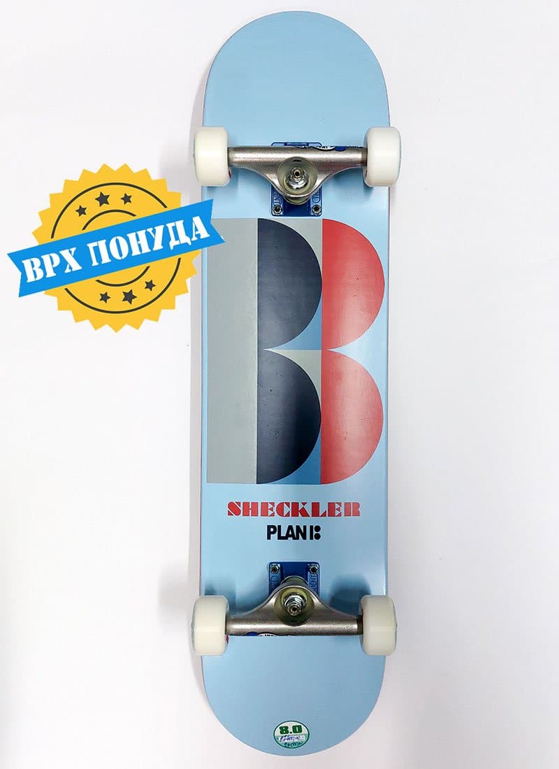 Skateboard Plan B Sheckler 8.0