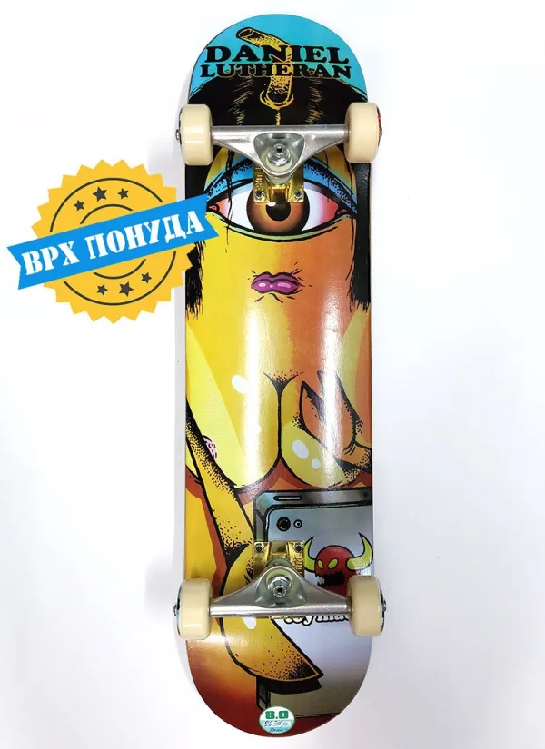 Skateboard Toy Machine Daniel Lutheran 8.0
