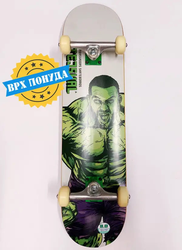 Skateboard Stejskal Hulk 8.0