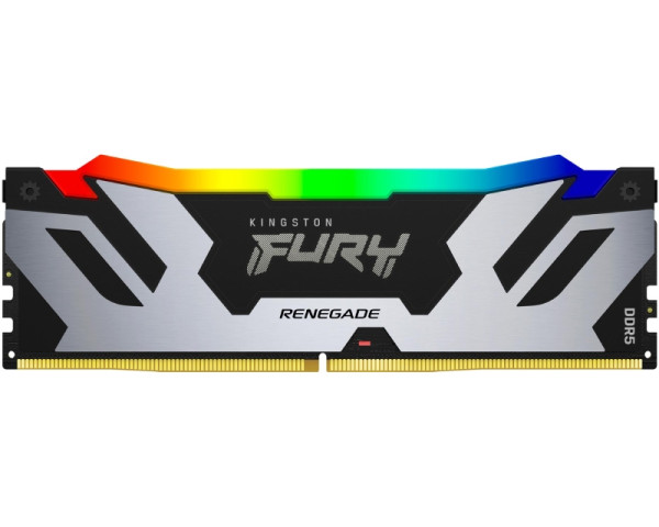 KINGSTON DIMM DDR5 16GB 8000MTs KF580C38RSA-16 FURY Renegade Silver RGB XMP