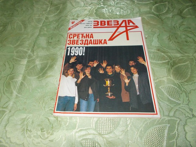 Zvezdina revija 405 - poster OK Crvena zvezda 1989/90
