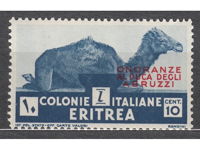 Italijanske kolonije Eritreja 1934 *