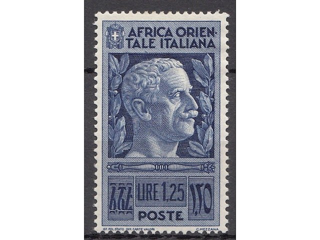 Italijanske kolonije Istočna Afrika 1938 *