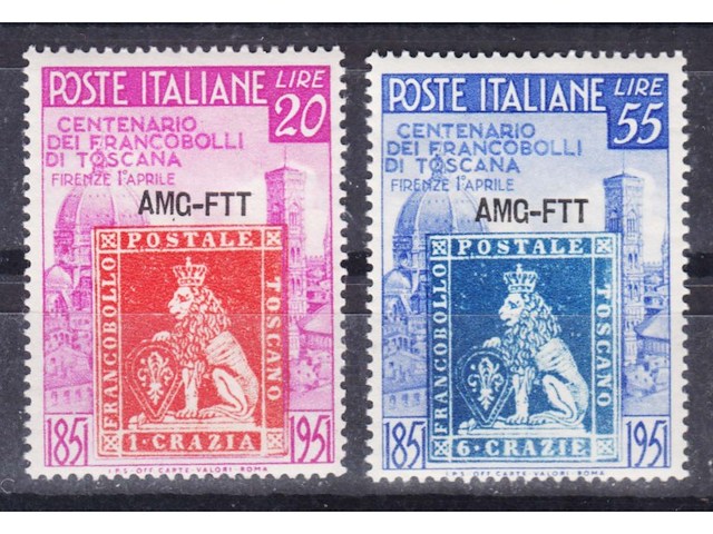 Italija Zona A 1951 * serija