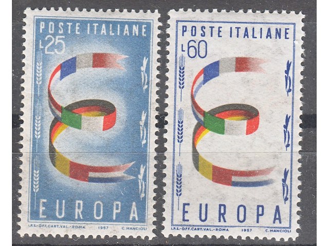 Italija 1957 Evropa serija **