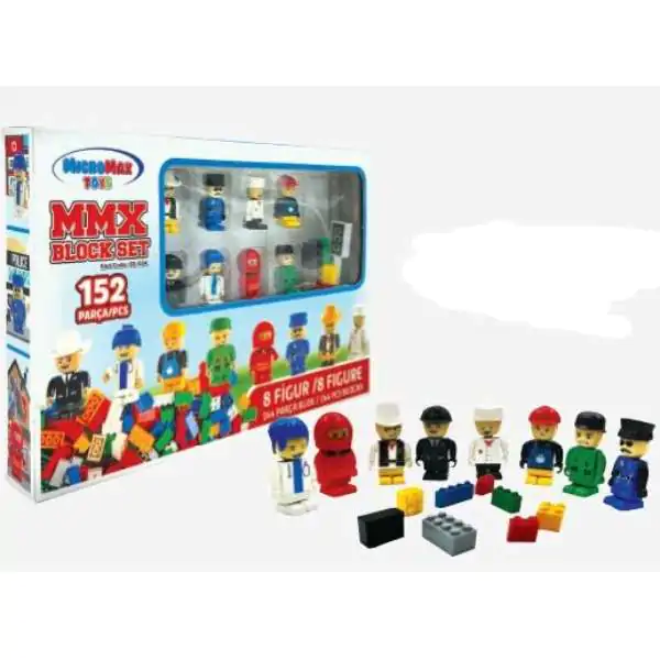 Kocke set sa 152 dela i mini figurama