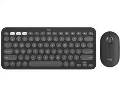 LOGITECH Pebble2 Wireless Combo US tastatura + miš crna