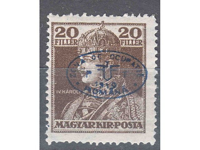 Mađarska ok. Debrecin 1919 * plavi pretisak