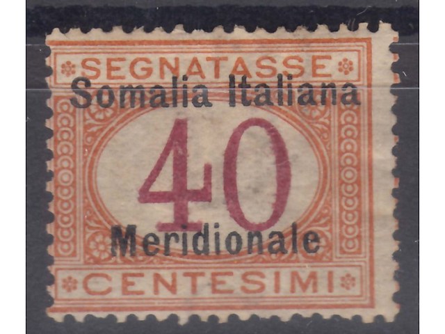 Italijanske kolonije Somalija 1906 Porto *