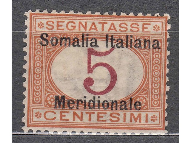 Italijanske kolonije Somalija 1906 Porto *