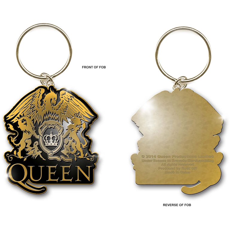 Queen – Gold Crest – Keychain