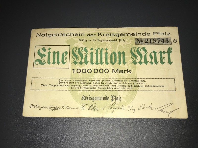 NEMAČKA 1 MILION MARAKA.