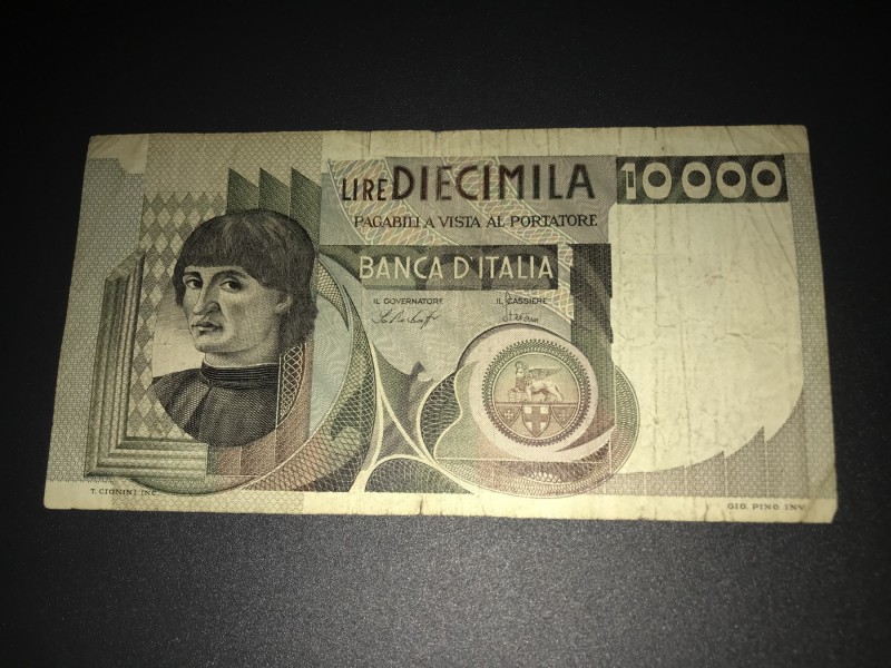 ITALIJA 10 000 LIRA.