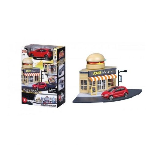 Burago Street Fire Set 1:43