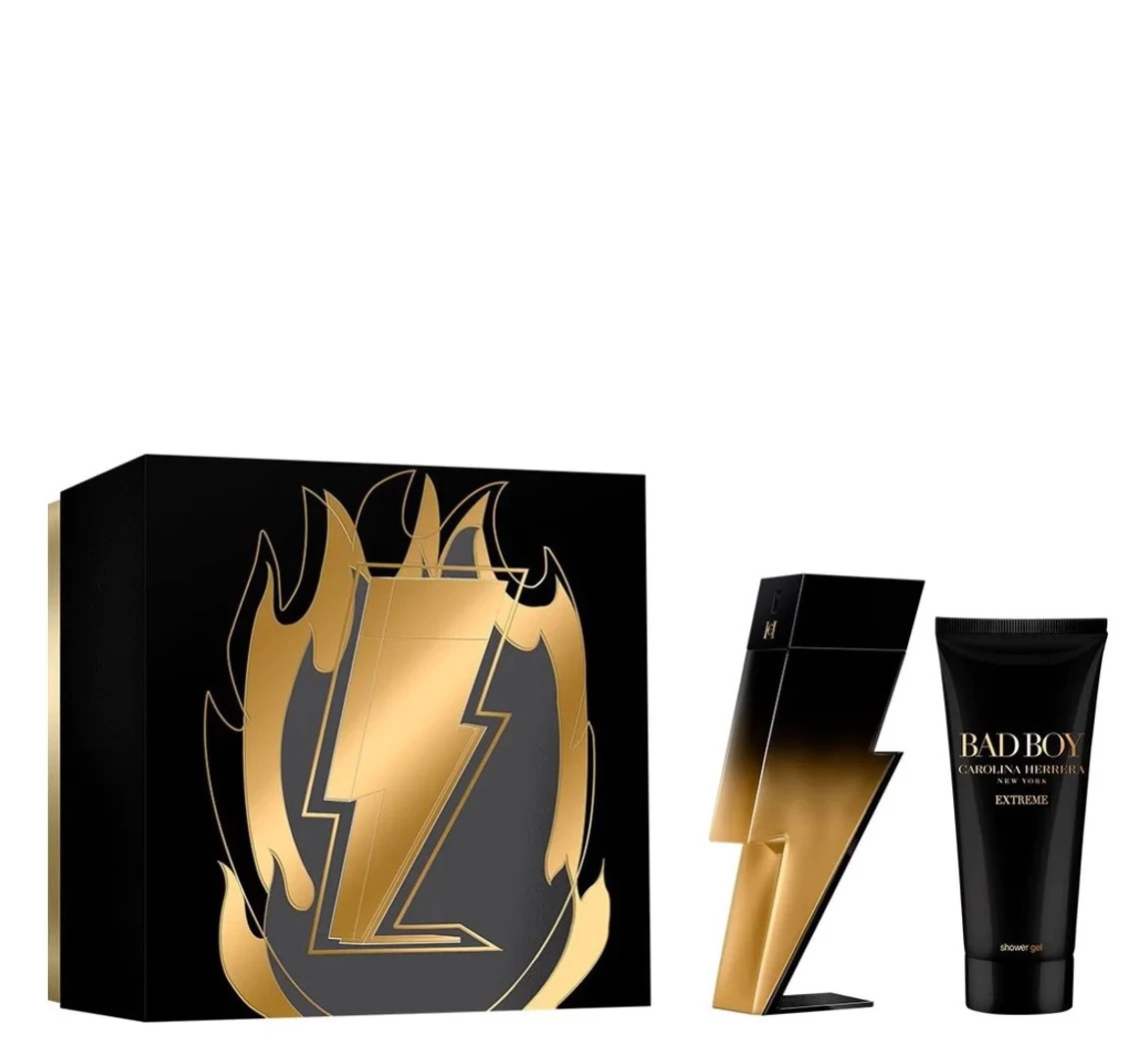 CAROLINA HERRERA BAD BOY EXTREME SET( EDP 100ML+GEL ZA TUŠIRANJE 100ML )